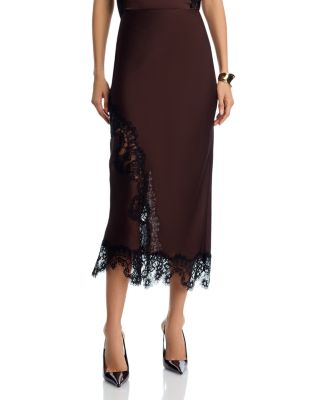 Click here for Aqua Lace Inset Slip Skirt - Exclusive prices