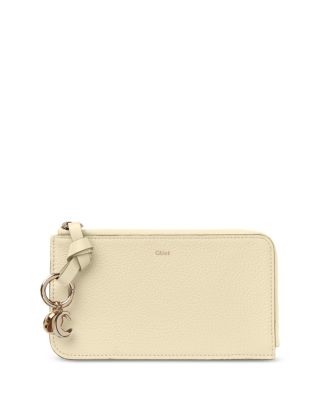 Click here for Chloe Alphabet Small Leather Zip Wallet prices