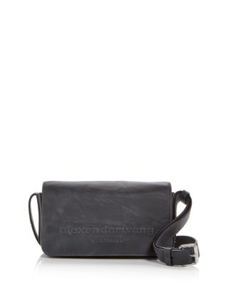 Click here for alexanderwang Punch Flap Leather Crossbody Bag prices