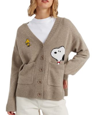 Click here for Chinti & Parker Womens Wool Cashmere Peek Pocket C... prices