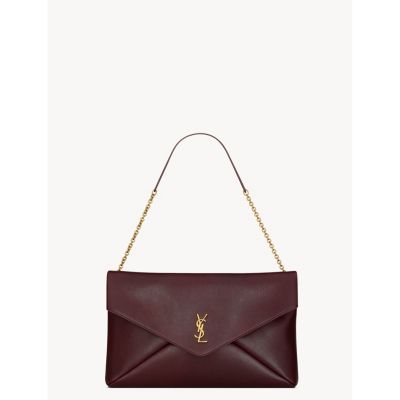 Click here for Saint Laurent Cassandre Xxl Envelope Pouch On Chai... prices