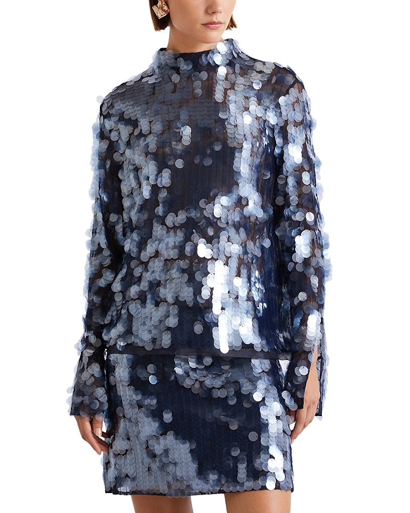 Click here for Marella Sequinned Tulle Top prices