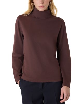 Click here for Whistles Long Sleeve Funnel Neck Jersey Sweater prices