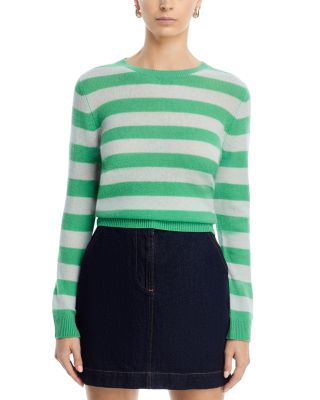 Click here for Jumper 1234 Cashmere Striped Crewneck Sweater prices