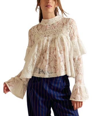 Click here for Free People Lilabeth Lace Top prices