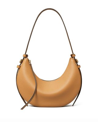 Click here for Tory Burch Romy Crescent Leather Shoulder Bag prices