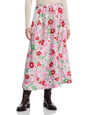 Click here for Essentiel Antwerp Floral Midi Skirt prices