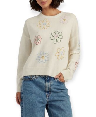 Click here for Chinti & Parker Womens Wool Cashmere Garden Flower... prices