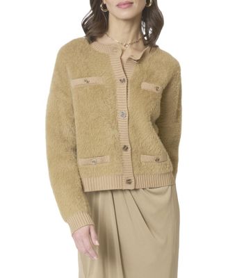 Click here for Central Park West Womens Roman Eyelash Cardigan Sw... prices