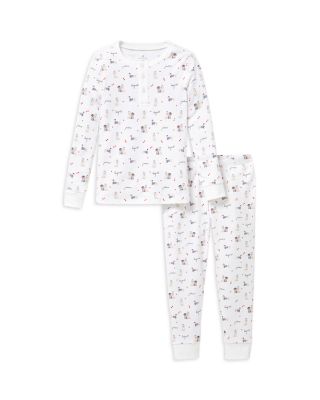 Click here for Petite Plume Girls Le Woof Printed Snug Fit Pajama... prices