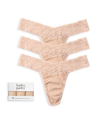 Click here for Hanky Panky SupimaCotton Original-Rise Thongs  Set... prices