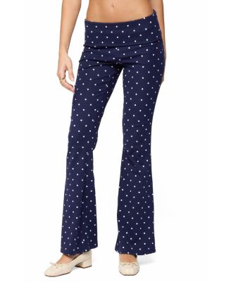 Click here for Edikted Daliya Polka Dot Fold Over Pants prices