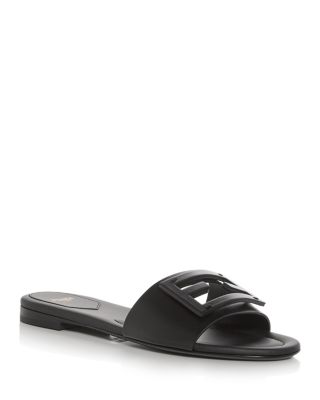 Click here for Fendi Womens Baguette Leather Slides prices