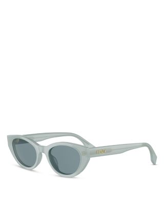 Click here for Fendi Lettering Oval Sunglasses  51mm prices