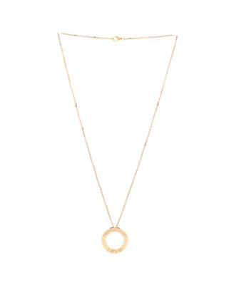 Click here for Pre-Owned Cartier Love Pendant Necklace 18K Gold 1... prices