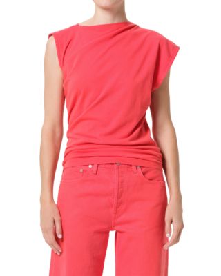 Click here for Agolde Beth Asymmetric Tee prices
