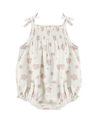 Click here for Quincy Mae Girls Betty Garden Rose Printed Romper... prices