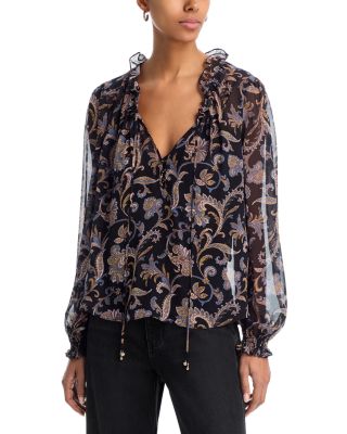 Click here for Veronica Beard Hickory Silk Blouse prices