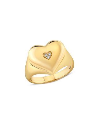 Click here for Sydney Evan 14K Yellow Gold Icons Diamond Heart Si... prices