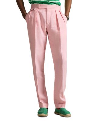 Click here for Polo Ralph Lauren Pleated Linen Trousers prices