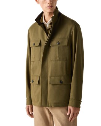 ZEGNA Wool Field Jacket | Bloomingdale's Men
