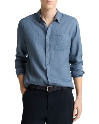 Click here for Vince Solid Linen Button Down Shirt prices