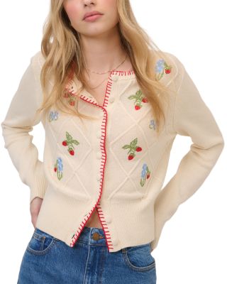 Click here for Nobodys Child Strawberry Embroidered Cardigan prices