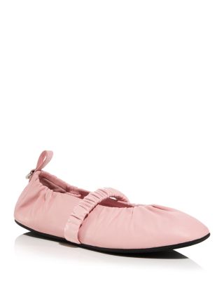 Click here for rag & bone Womens Spire Ruched Mary Jane Flats prices
