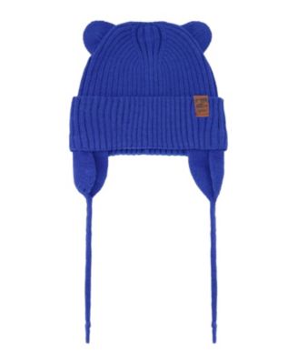 Click here for Deux par Deux Unisex Logo Patch Ribbed Knit Hat -... prices