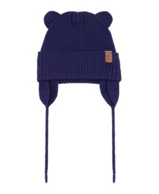 Click here for Deux par Deux Unisex Logo Patch Ribbed Knit Hat -... prices