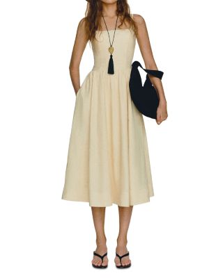 Click here for Reformation Janu Linen Dress prices