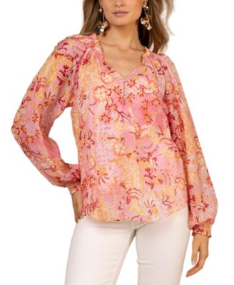 Click here for Hale Bob Nataly Colton Voile Top prices