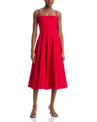 Click here for Staud Wylie Midi Dress prices