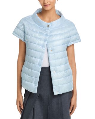 Click here for Herno Iconico Greta Cap Sleeve Puffer Coat prices