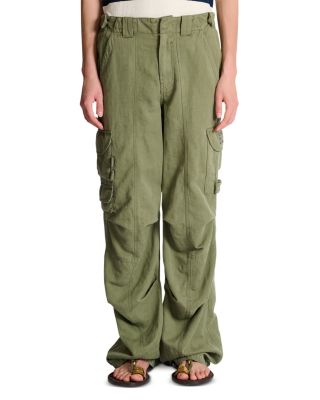Click here for Balmain Cotton Linen Cargo Pants prices