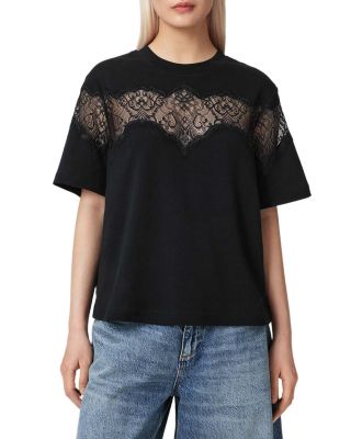 Click here for Allsaints Lisa Lace Tee prices