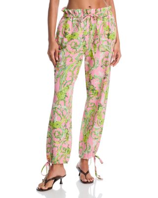 Click here for Coniglio Palm Beach Royal Birds Beach Pants prices