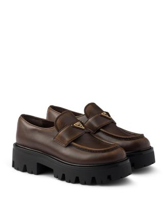 Click here for Prada Womens Leather Loafers prices