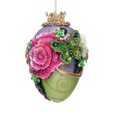 Click here for Mark Roberts Green and Purple Jeweled Egg Ornament prices
