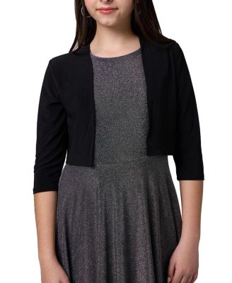 Click here for Un Deux Trois Cropped Bolero Jacket - Big Kid prices