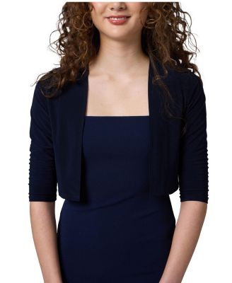 Click here for Un Deux Trois Cropped Bolero Jacket - Big Kid prices