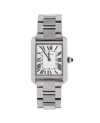 Click here for Pre-Owned Cartier Tank Solo Quartz Watch in Stainl... prices