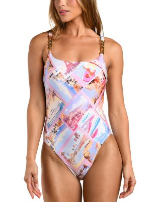 Click here for LAgence Remi Postcard Print Basic Lingerie One Pie... prices