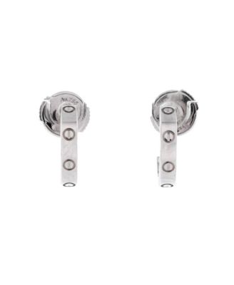 Click here for Pre-Owned Cartier Small Love Hoop Earrings 18K Whi... prices