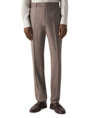 Click here for Zegna Slim Fit Pleat Trousers prices