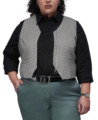 Click here for Wildfang Plus The Empower Zipper Vest prices