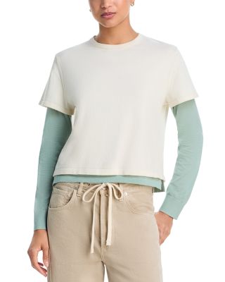 Click here for Guest in Residence Layered Long Sleeve Tee prices