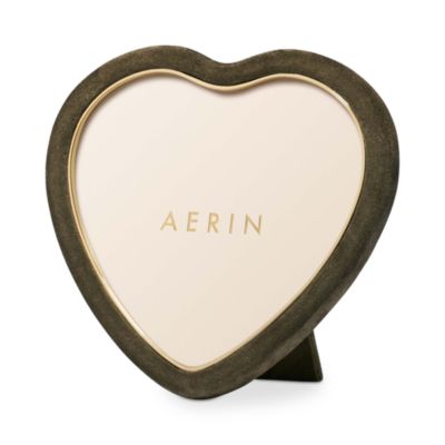Click here for Aerin Piero Suede Heart Frame  6 x 6 prices
