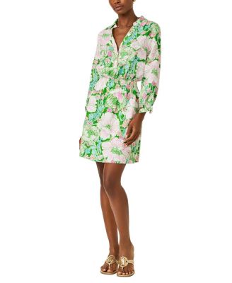 Click here for Lilly Pulitzer Abralynn Linen Shirtdress prices