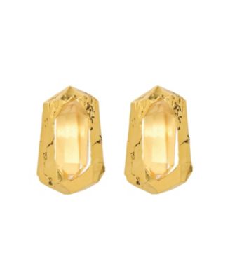 Click here for Saint Laurent Pitted Earrings prices